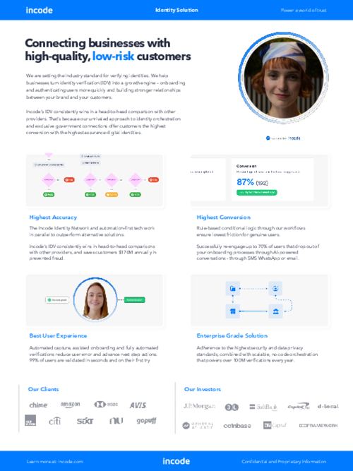 Incode Reviews 2025: Details, Pricing, & Features | G2