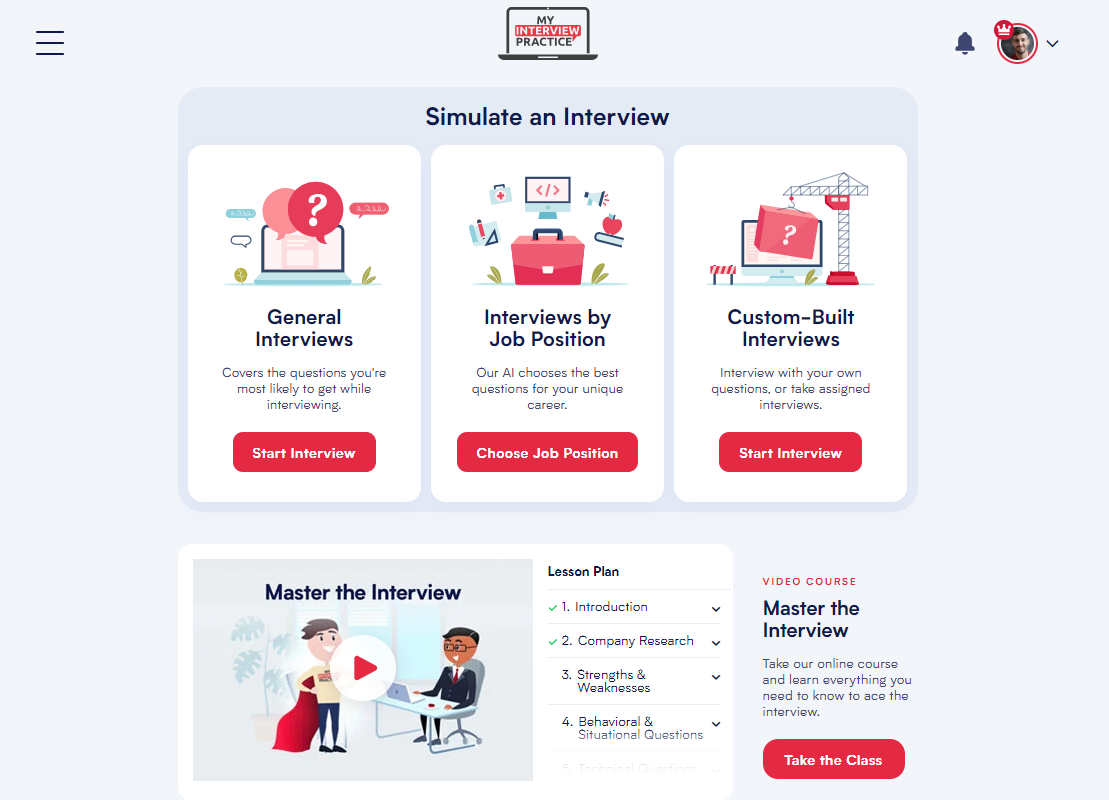 My Interview Practice Reviews 2025: Details, Pricing, & Features | G2