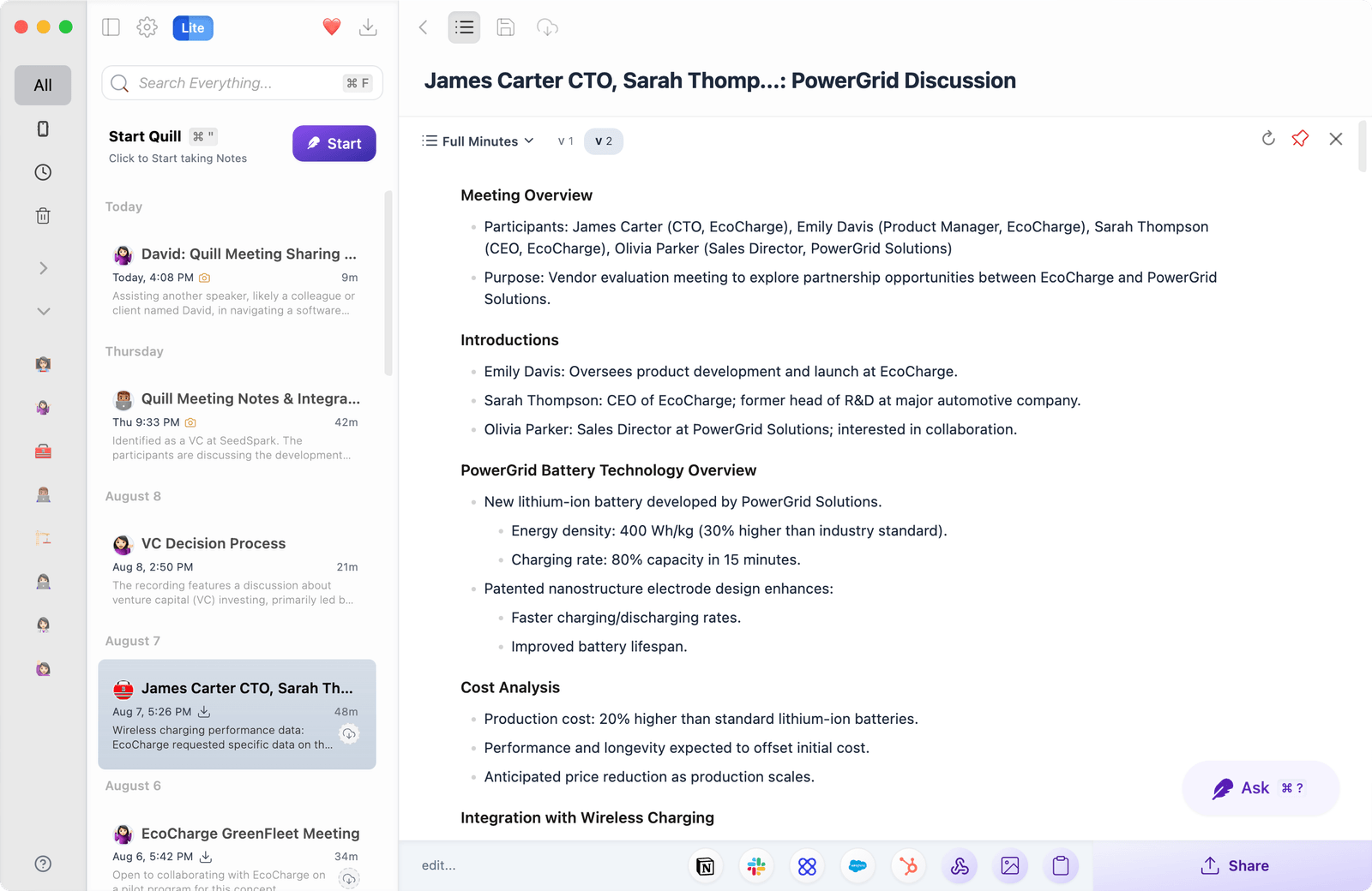 Quill Meetings Reviews 2025: Details, Pricing, & Features | G2
