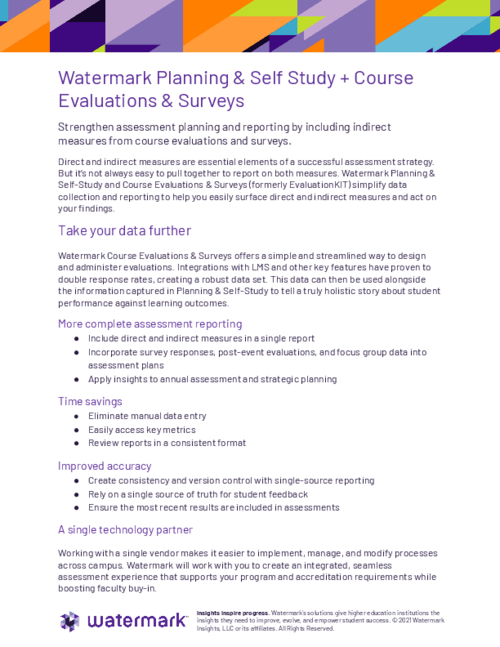 Watermark Course Evaluations & Surveys Reviews 2025: Details, Pricing, & Features | G2