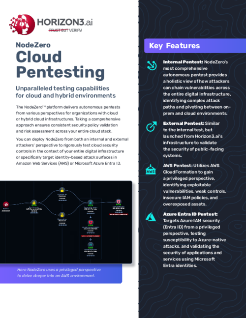 NodeZero from Horizon3.ai Reviews 2025: Details, Pricing, & Features | G2