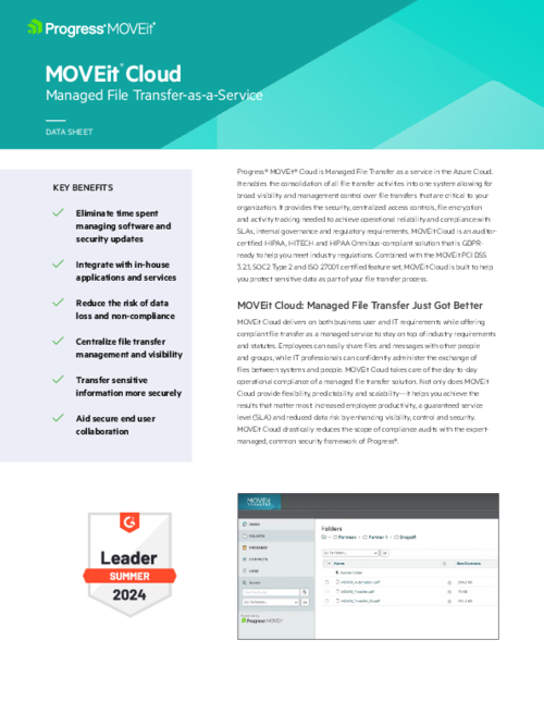 Progress MOVEit Reviews 2025: Details, Pricing, & Features | G2