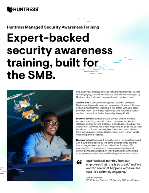 Huntress Managed Security Awareness Training Reviews 2025: Details ...