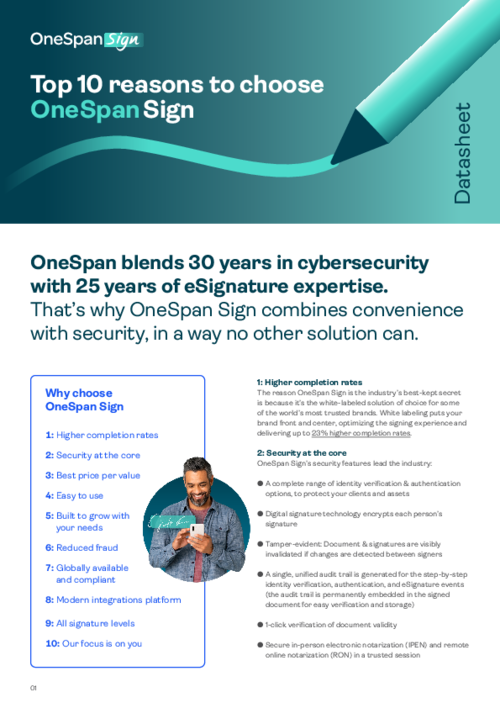 OneSpan Sign Reviews 2026: Details, Pricing, & Features | G2
