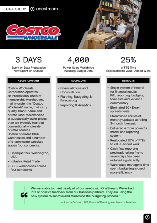 OneStream - Unified EPM Reviews 2025: Details, Pricing, & Features | G2