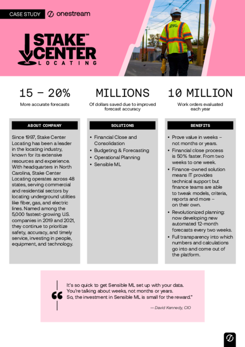 OneStream - Unified EPM Reviews 2025: Details, Pricing, & Features | G2