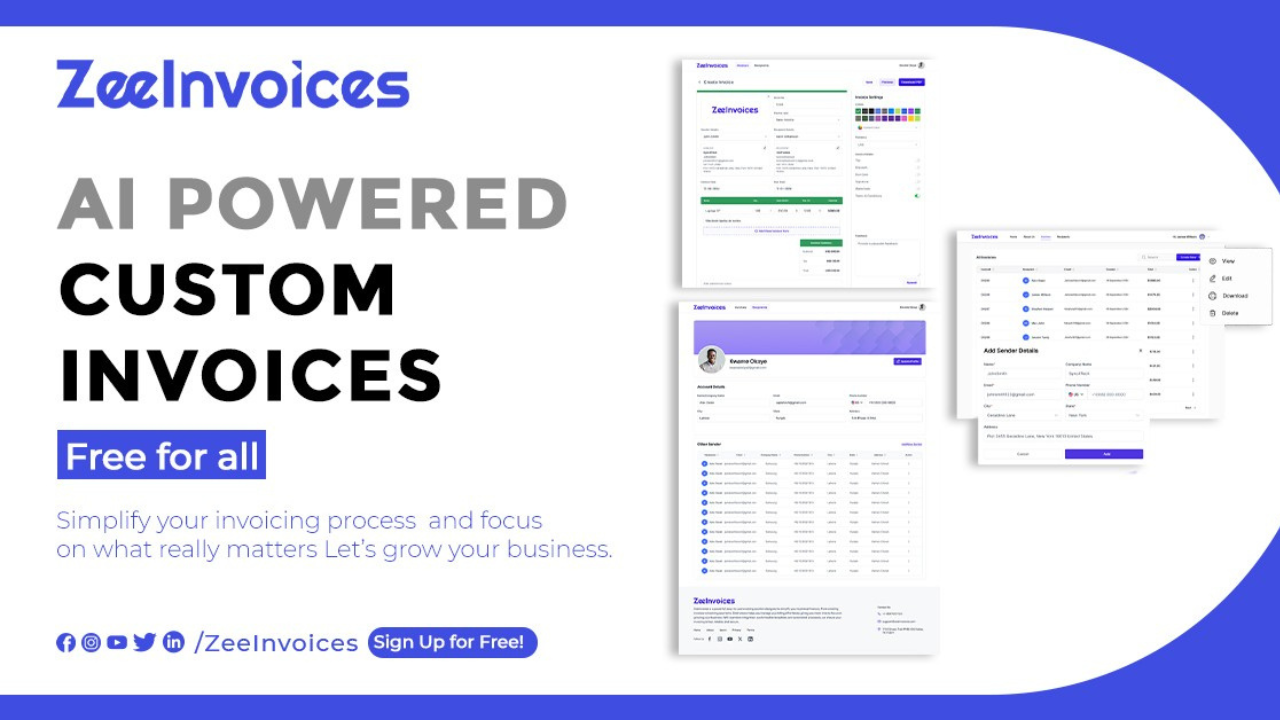 ZeeInvoices Reviews 2024: Details, Pricing, & Features | G2