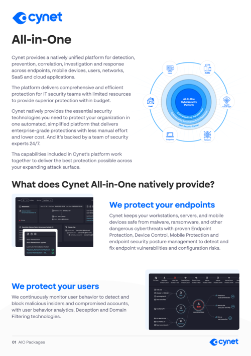 Cynet - All-in-One Cybersecurity Platform Reviews 2025: Details ...
