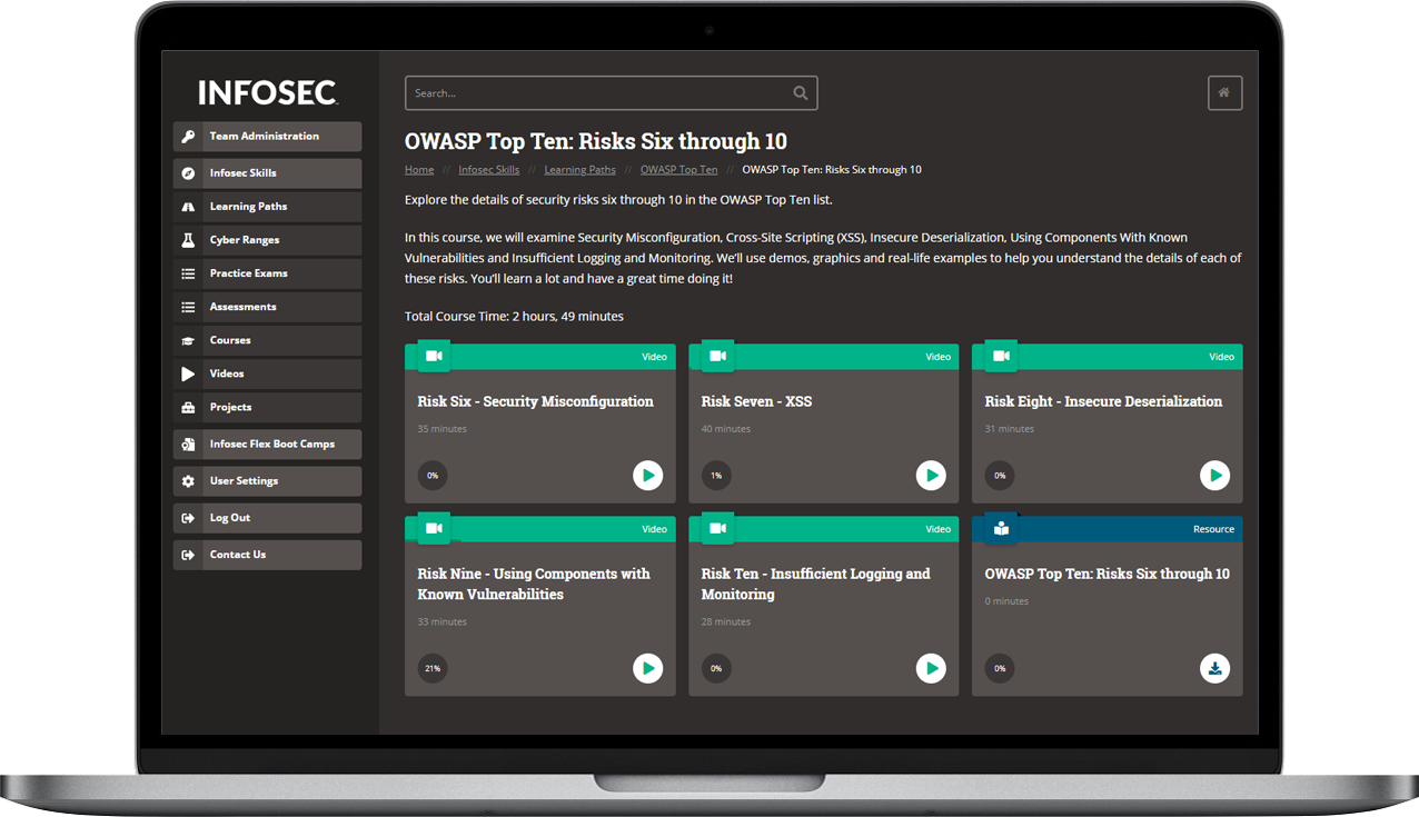Infosec Skills Reviews 2021 Details Pricing And Features G2