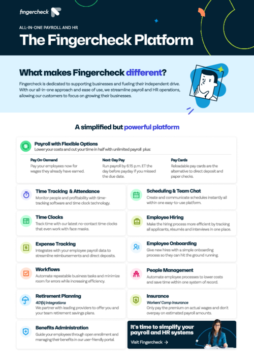 Fingercheck Reviews 2025: Details, Pricing, & Features | G2