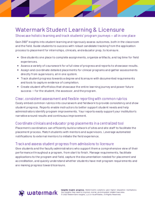 Watermark Student Learning & Licensure Reviews 2025: Details, Pricing ...