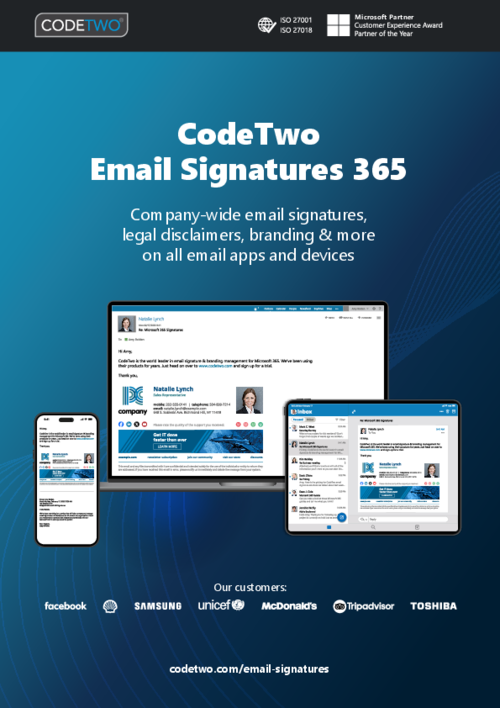 CodeTwo Email Signatures 365 Reseñas 2025: Detalles, Precios y ...
