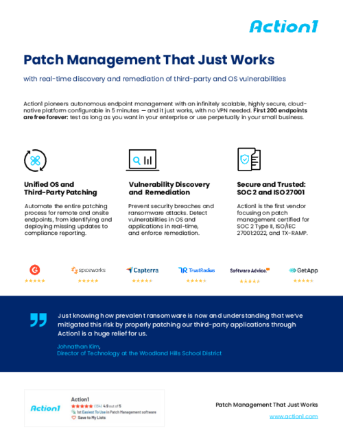 Action1 Bewertungen 2025: Details, Preise & Funktionen | G2
