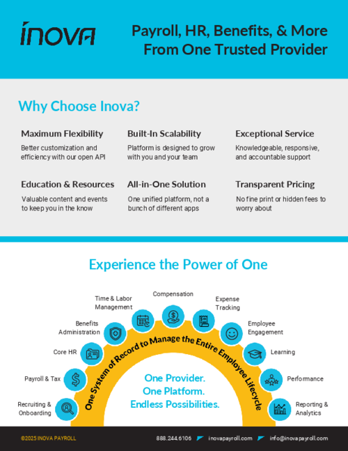 Inova Payroll Reviews 2026: Details, Pricing, & Features | G2