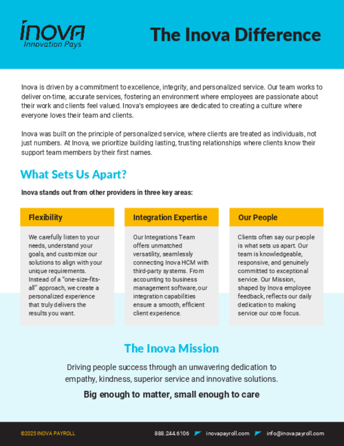 Inova Payroll Reviews 2026: Details, Pricing, & Features | G2