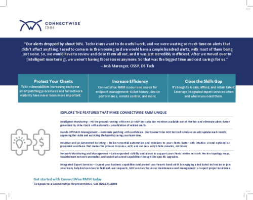 ConnectWise RMM Reviews 2025: Details, Pricing, & Features | G2