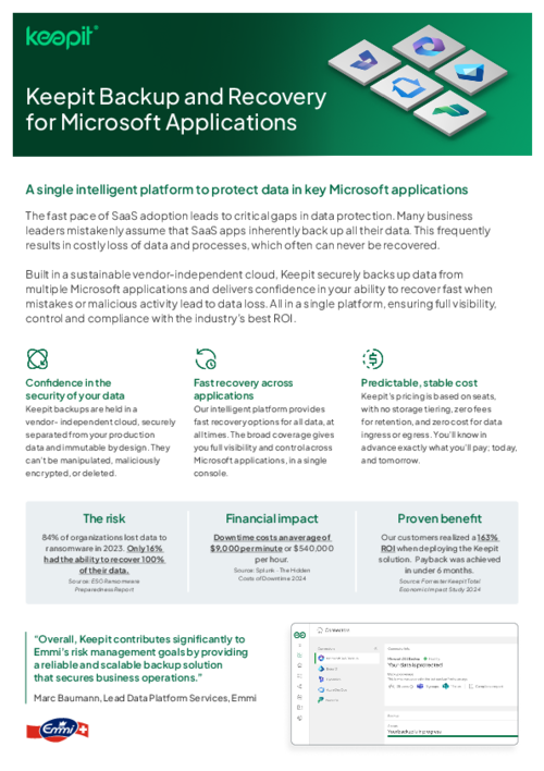 Keepit Reviews 2025: Details, Pricing, & Features | G2