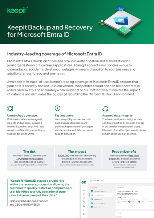 Keepit Reviews 2025: Details, Pricing, & Features | G2