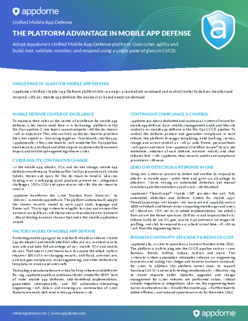 Appdome Reviews 2026: Details, Pricing, & Features | G2