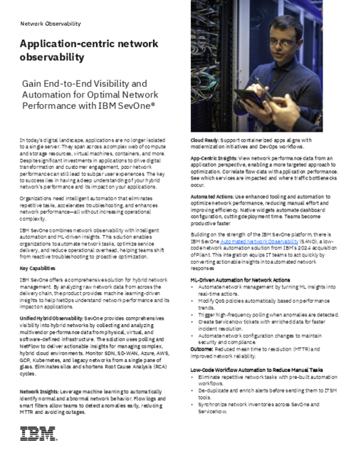 IBM SevOne Reviews 2025: Details, Pricing, & Features | G2