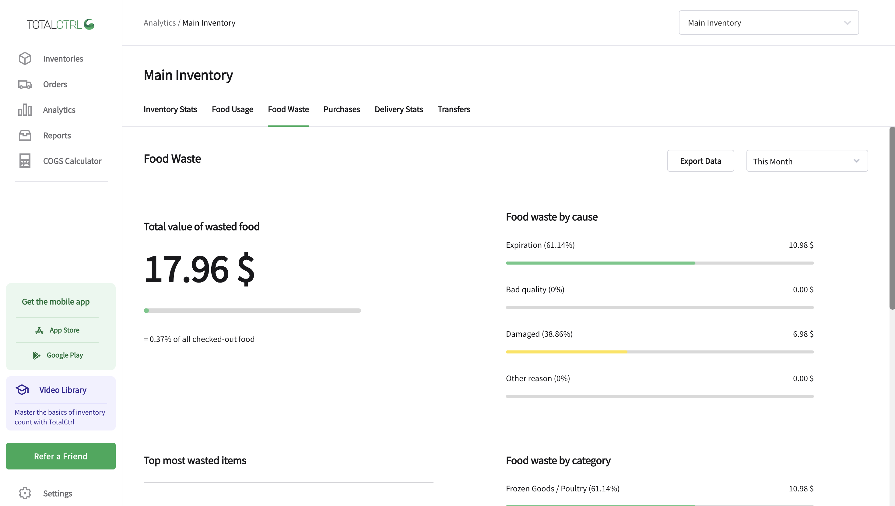 TotalCtrl - Inventory Management / COGS Reviews 2025: Details, Pricing ...
