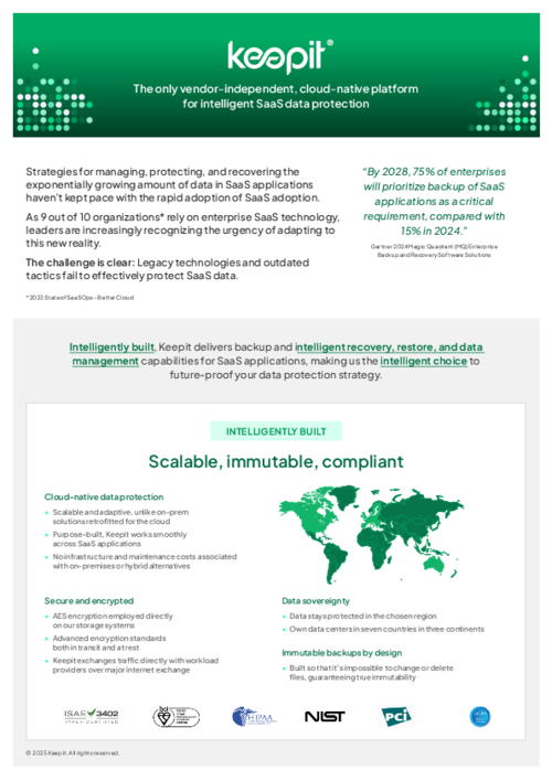 Keepit Reviews 2025: Details, Pricing, & Features | G2