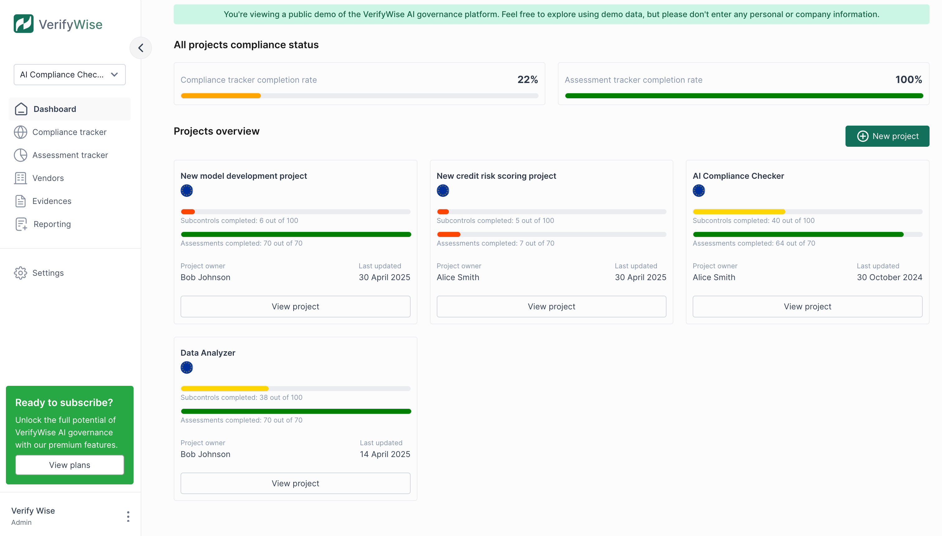 VerifyWise AI Governance - Beta Reviews 2025: Details, Pricing, & Features | G2