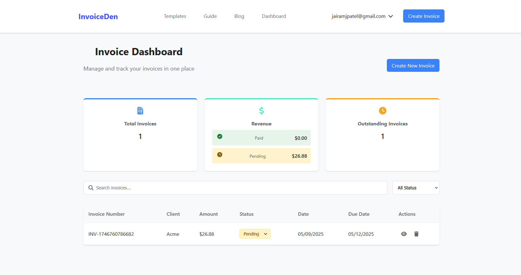Invoice Den Reviews 2025: Details, Pricing, & Features | G2
