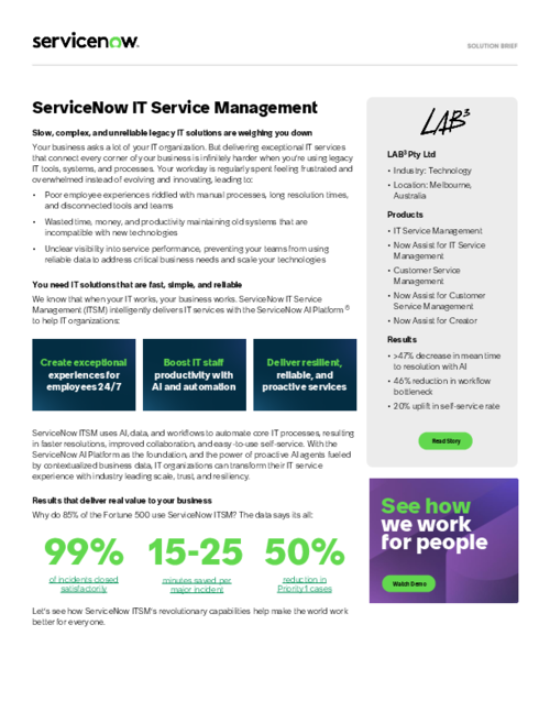 ServiceNow IT Service Management Reviews 2025: Details, Pricing ...