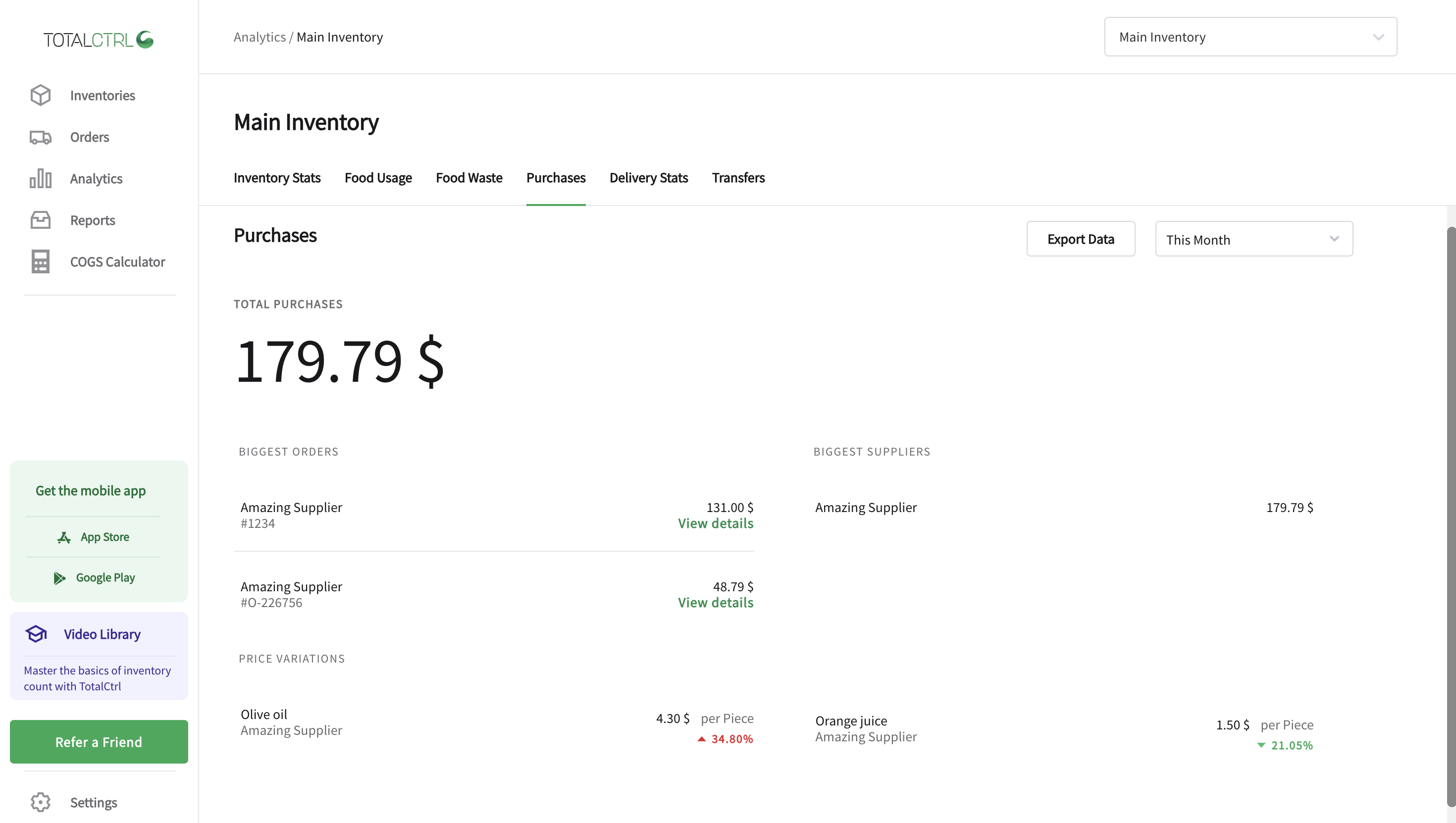 TotalCtrl - Inventory Management / COGS Reviews 2025: Details, Pricing ...