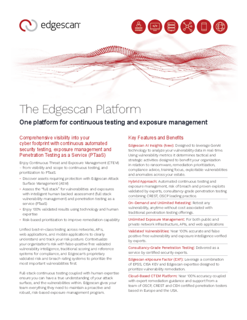 Edgescan Bewertungen 2025: Details, Preise & Funktionen | G2