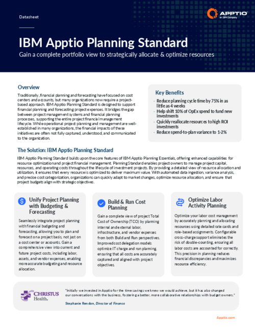 IBM Apptio Reviews 2025: Details, Pricing, & Features | G2