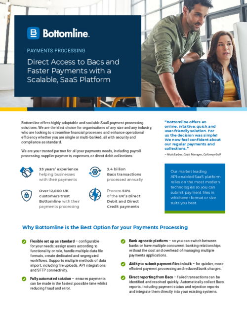 Bottomline PTX Reviews 2025: Details, Pricing, & Features | G2