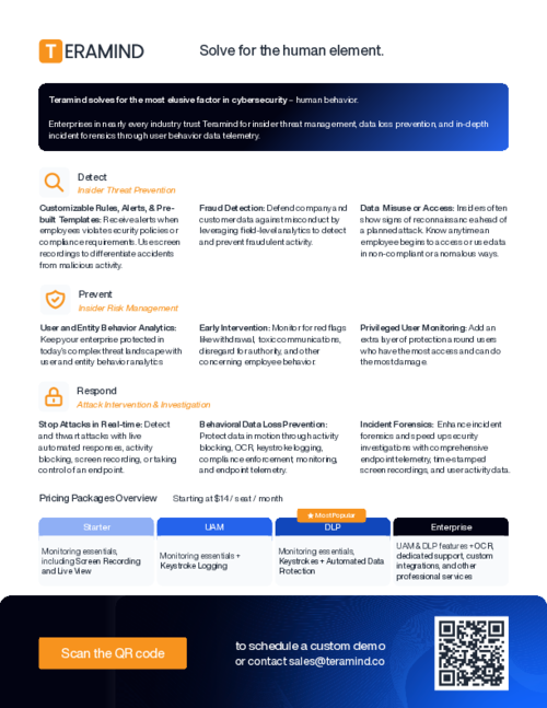 Teramind Reviews 2026: Details, Pricing, & Features | G2