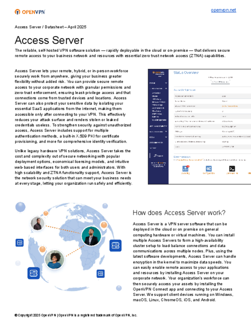 OpenVPN Access Server Reviews 2025: Details, Pricing, & Features | G2