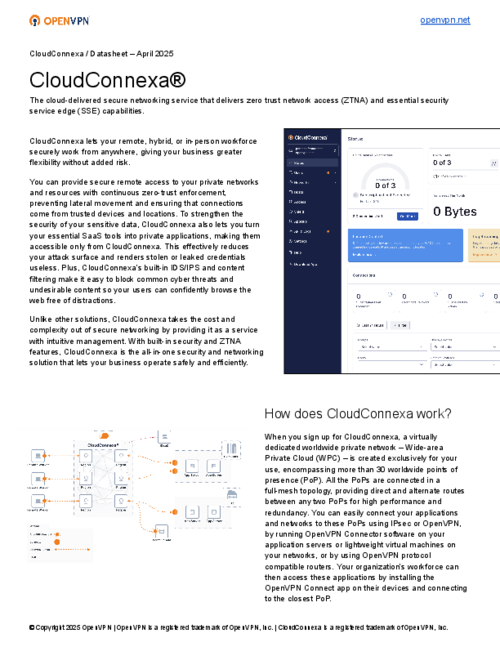 OpenVPN CloudConnexa Reviews 2025: Details, Pricing, & Features | G2