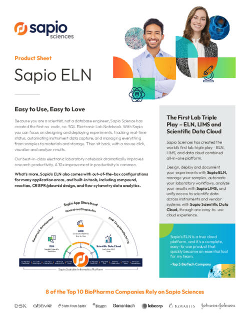 Sapio LIMS Reviews 2025: Details, Pricing, & Features | G2