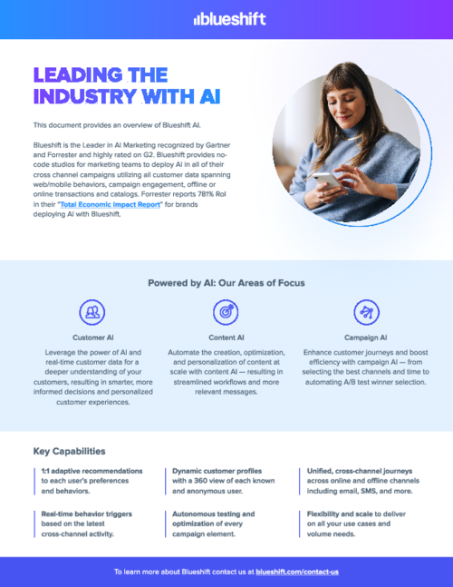 Blueshift Reviews 2025: Details, Pricing, & Features | G2