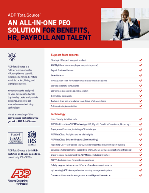 ADP TotalSource Reviews 2025: Details, Pricing, & Features | G2