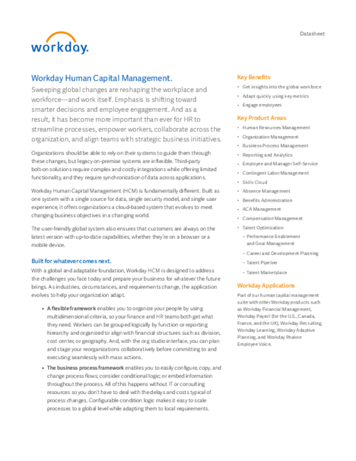 Workday HCM Reviews 2026: Details, Pricing, & Features | G2