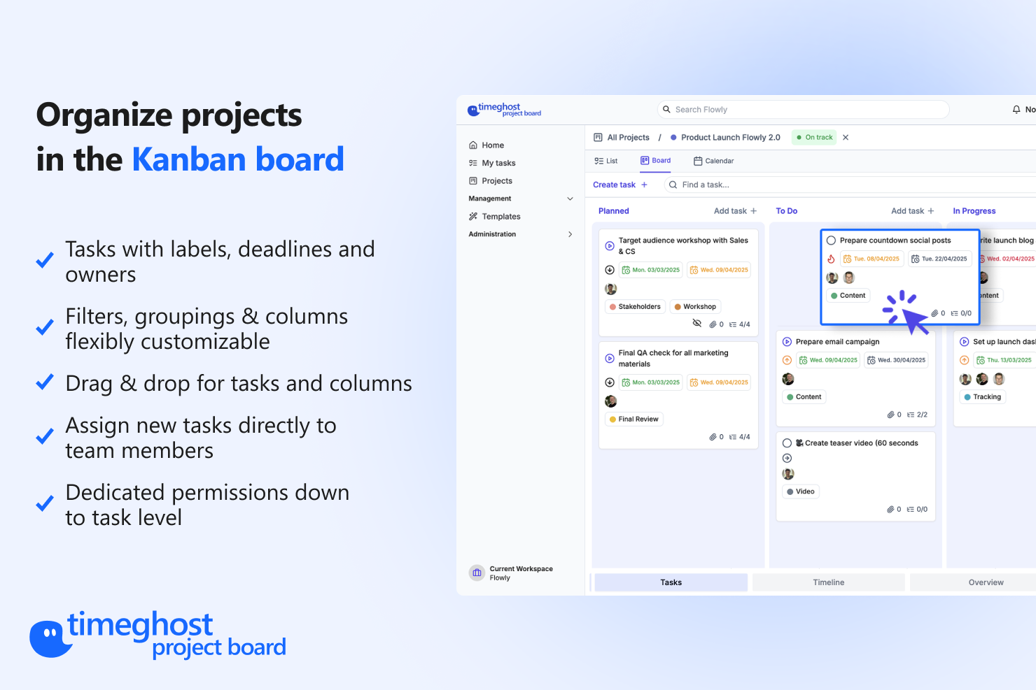 timeghost Project Board Bewertungen 2025: Details, Preise & Funktionen | G2