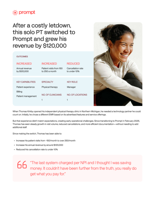 Prompt Health Reviews 2025: Details, Pricing, & Features | G2