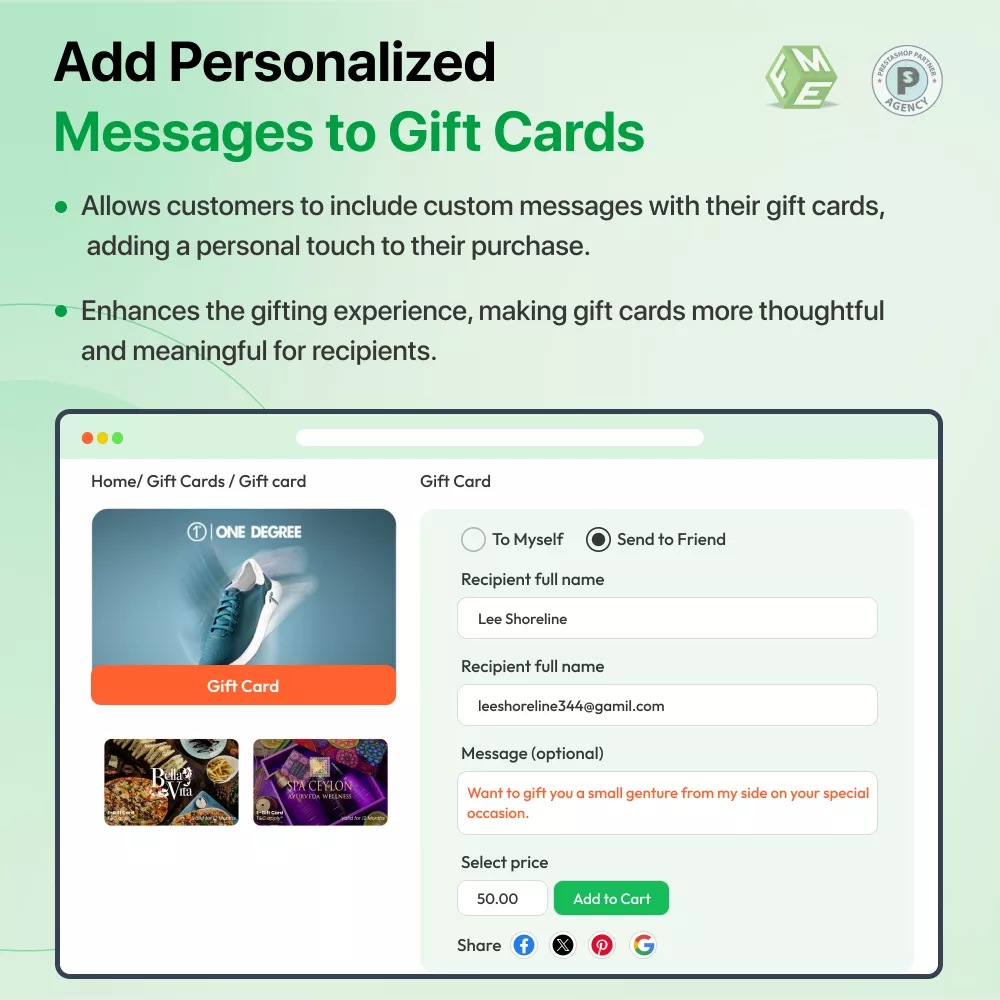 Prestashop Gift Card Module by FME Modules Reviews 2025: Details ...
