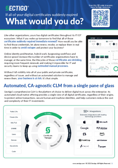 Sectigo Certificate Manager Reviews 2026: Details, Pricing, & Features | G2