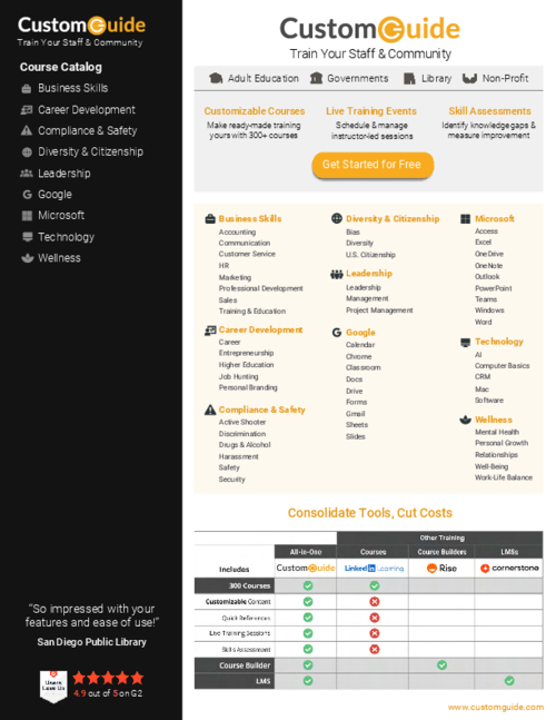 CustomGuide Reviews 2025: Details, Pricing, & Features | G2