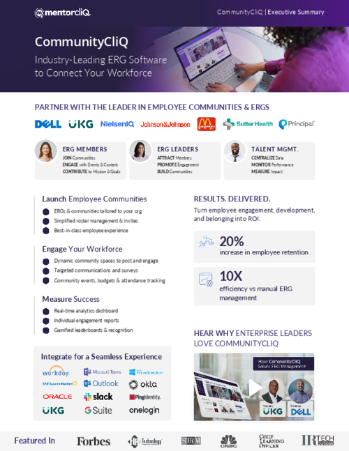 MentorcliQ Reviews 2025: Details, Pricing, & Features | G2