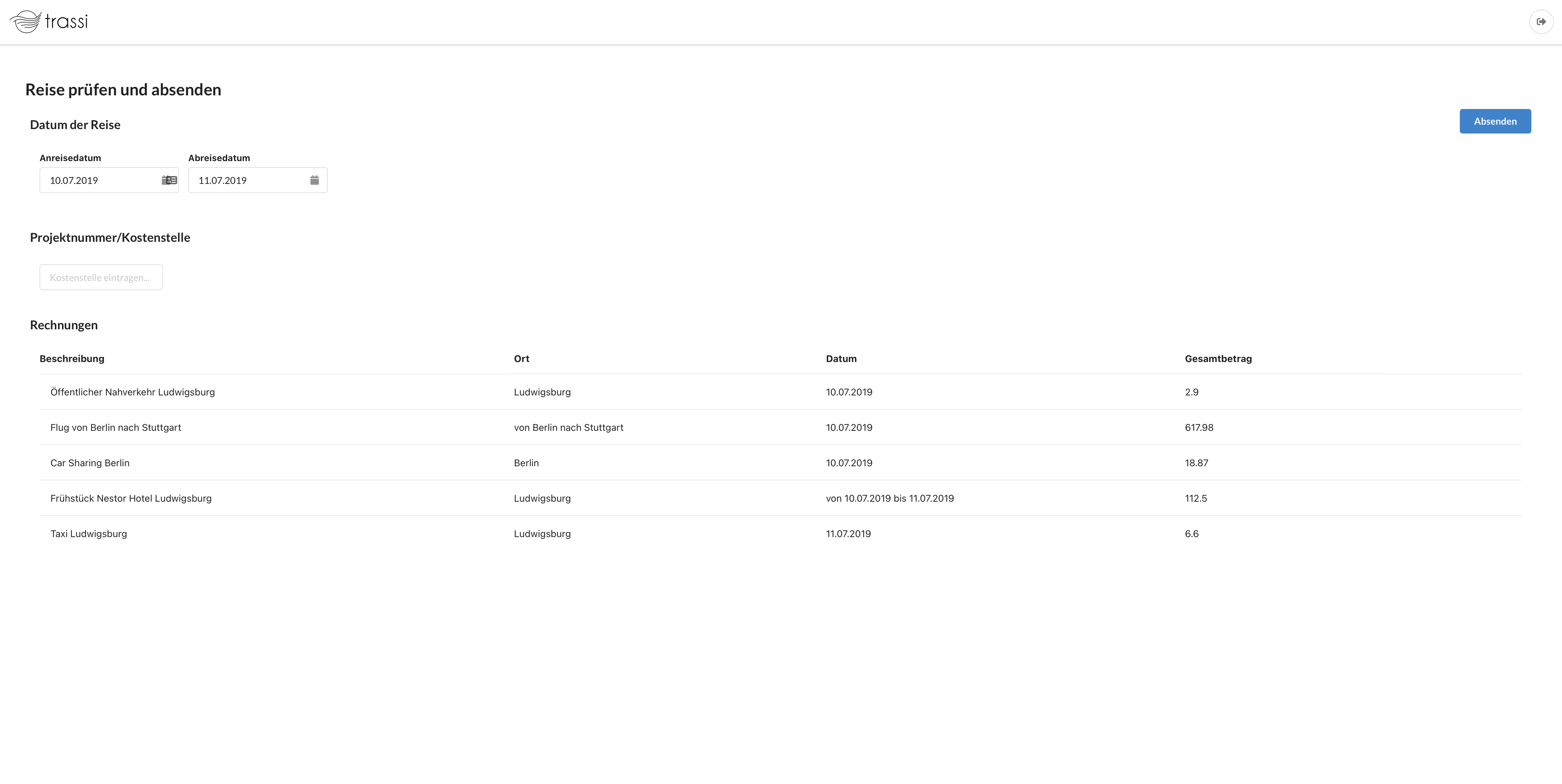 trassi - A digital assistant that takes care of your travel expenses ...