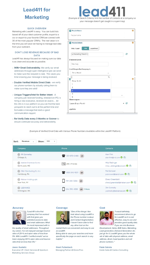 Lead411 Reviews 2022: Details, Pricing, & Features | G2