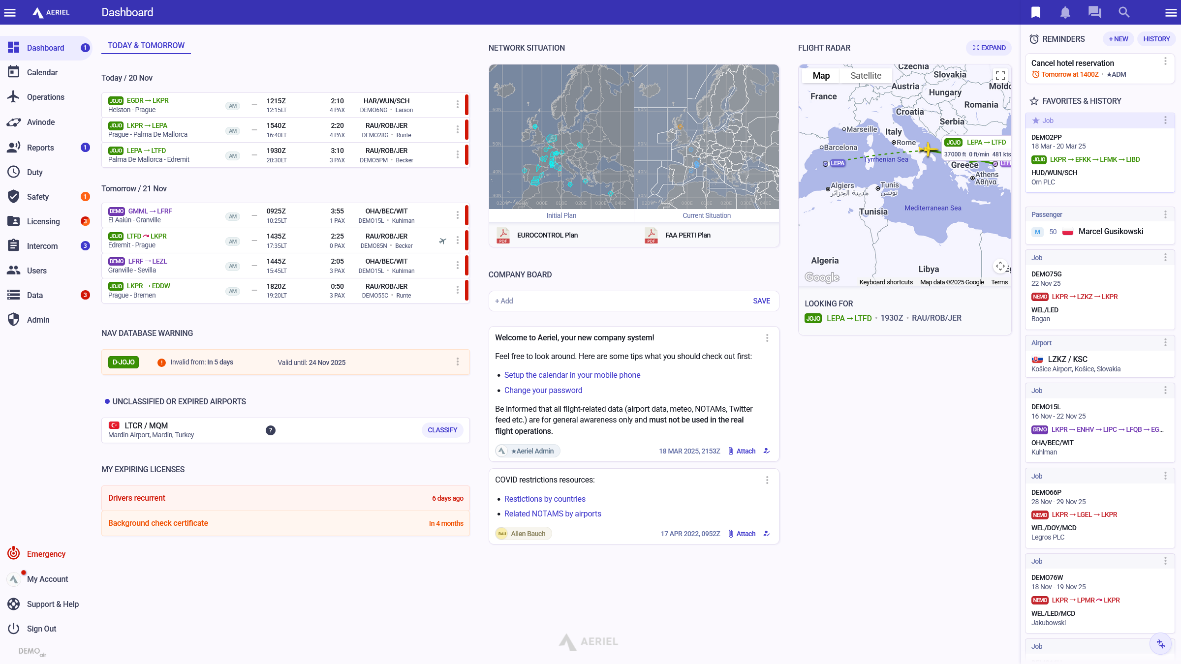 Aeriel - Business Aviation Management and Flight Scheduling Software ...