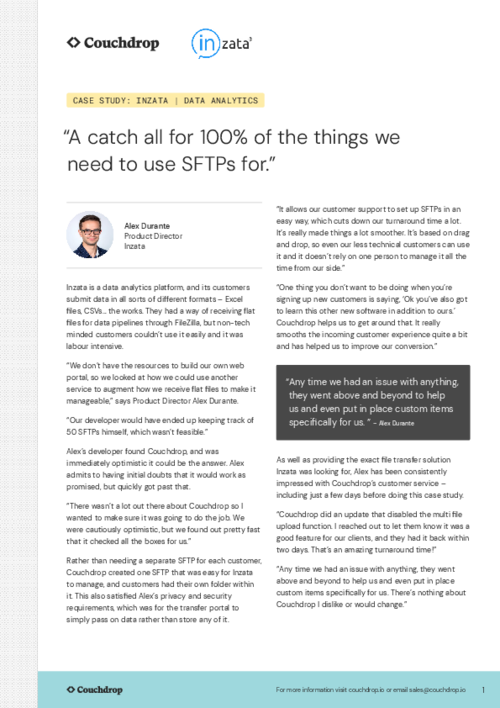 Couchdrop Reviews 2026: Details, Pricing, & Features | G2